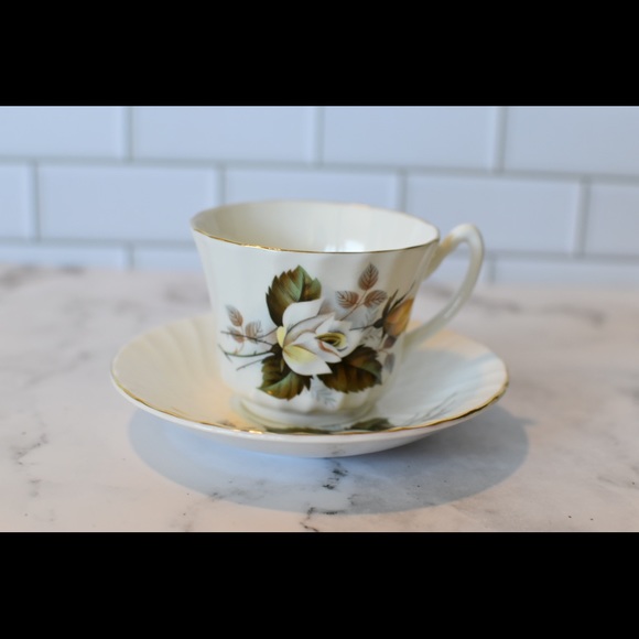Dining | Royal Sutherland Fine Bone China Teacup And Saucer White ...